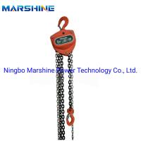 China Hand Lift Chain Block Tackle 5 Ton Crane Hoist For Warehouse for sale
