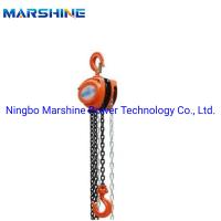 China Hand Lift Chain Block Tackle 5 Ton Crane Hoist For Warehouse for sale
