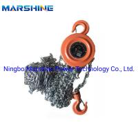 China Hand Lift Chain Block Tackle 5 Ton Crane Hoist For Warehouse for sale