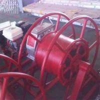 China Detachable 5 Ton Wire Cable Take Up Machine Winch Puller With Motor for sale