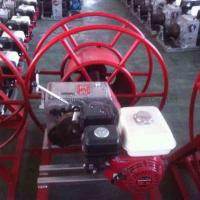 China Detachable 5 Ton Wire Cable Take Up Machine Winch Puller With Motor for sale