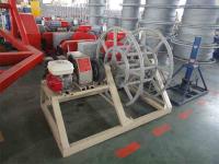China Detachable 5 Ton Wire Cable Take Up Machine Winch Puller With Motor for sale