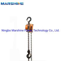 China Mini Chain Pulley Block and tackle Hoist Manual Winches 3 Ton for sale