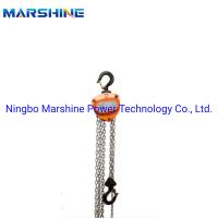 China Mini Chain Pulley Block and tackle Hoist Manual Winches 3 Ton for sale