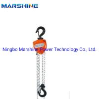 China Mini Chain Pulley Block and tackle Hoist Manual Winches 3 Ton for sale