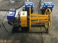 China Diesel Engine Cable Pulling Winch Machine 5 Ton Wire Take Up Reel for sale