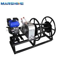 China Gasoline Engine Wire Rope Take Up Pulling Winch For Railway Construction for sale