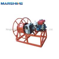 China Power Construction Diesel Gasoline Engine Big Drum Mobile Traction Cable Pulling Winch for sale