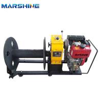 China Power Construction Diesel Gasoline Engine Big Drum Mobile Traction Cable Pulling Winch for sale