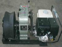 China Fire/Flame Retardant Gasoline Engine Take-Up Winch Machine With Customized Options for sale