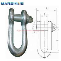 China Female Cable Joint U Shape Shackle Stainless Steel D Shackle For Stringing Equipment for sale