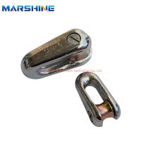 China Female Cable Joint U Shape Shackle Stainless Steel D Shackle For Stringing Equipment for sale