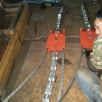 China 100-110kn Three Bundles Conductor Cable Pulling Balancing Running Head Board Customized for sale