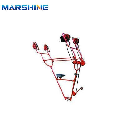 China Fireproof Overhead Lines Inspection Trolley Cart For Two Bundles Conductor for sale