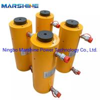 China 300 Tons Double Acting Hydraulic Cylinder Closed Height 260mm Package Gross Weight 10.000kg for sale