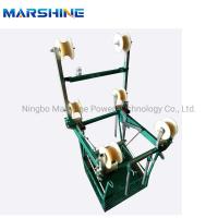 China Steel Conductor Inspection Trolley Bicycle Cart Bundle Line Cart For 400-500mm Distance for sale