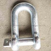 China Aerial Cable Stainless Steel D Shackle Heavy Duty 5mm for sale