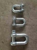 China Aerial Cable Stainless Steel D Shackle Heavy Duty 5mm for sale