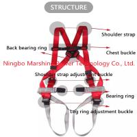 China Full Body Climbing Harness Customize Strong Step-In Safety Belt For Working At Height for sale
