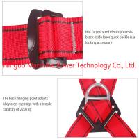 China Full Body Climbing Harness Customize Strong Step-In Safety Belt For Working At Height for sale
