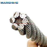 China Smooth Surface Galvanzied Bright Steel Wire Rope For Construction Materilals for sale