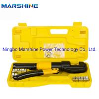 China 10 Ton Hydraulic Hand Crimper Tool Set With 9 Pairs Of Dies for sale
