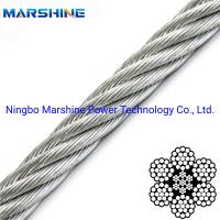 China Galvanized Steel Wire Rope With Bright Surface For Manufacturing for sale