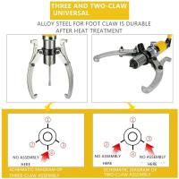 China Wear-Resistant 3 Claw Manual Hydraulic Gear Puller for sale