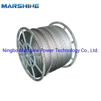 China Braided Galvanized Wire Rope Aircraft Cable Single Conductor for sale
