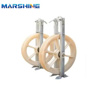 China Nylon Stringing Construction Opgw Fiber Optical Cable Replacement Stringing Cradle Blocks for Protect Cable for sale