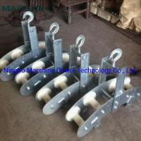 China Quad Cable Pulley Blocks For Cable Pulling And Stringing Of Opgw Fiber Optical Cables for sale