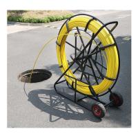 China FRP Fishtape Fiberglass Traceable Duct Rodder Detectable High Strength for sale