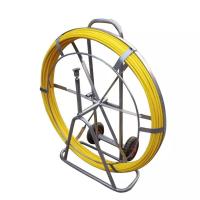 China Cable Electric Reel Fiberglass Rodder Puller Fibre Glass Rodding Conduit cable laying tools for sale