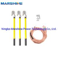 China Portable Grounding Rod With Flat Clipper Jaws For Applying Aluminium And Copper Bus-bar for sale
