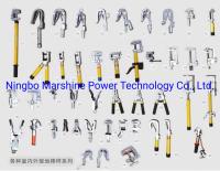 China Portable Grounding Rod With Flat Clipper Jaws For Applying Aluminium And Copper Bus-bar for sale