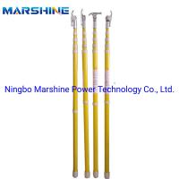 China Portable Earthing Pole And Earthing Clip With Galvanized Copper Material for sale