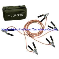 China Galvanized Aluminum Portable Personal Safety Earth Wire For Power Equipment And Earthing for sale