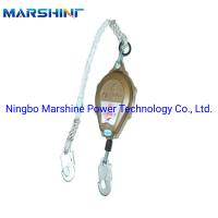 China Retractable Fall Arrester Device Steel Wire Falling Protector Automatic 200kg for sale
