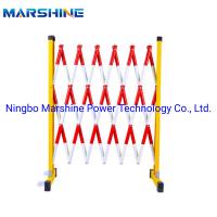 China Road Isolation Retractable Fence With 0.3-3.2m Width Adjustable Flexible Barrier Security for sale