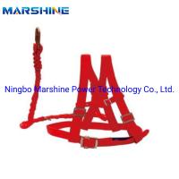 China Red Color Safety Harness With High Strength Wire Material For Construction Work for sale