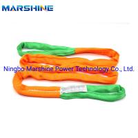 China Customizable Color Flat Webbing Lifting Sling With Welded Chain For Aerial Work for sale