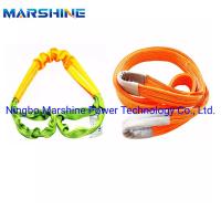 China Customizable Color Flat Webbing Lifting Sling With Welded Chain For Aerial Work for sale