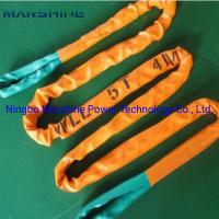 China Customizable Color Flat Webbing Lifting Sling With Welded Chain For Aerial Work for sale