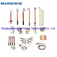 China Portable Stainless Steel Earthing Leads Telescopic Short Circuiting Ground Rod for sale