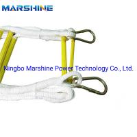 China Outdoor Mulberry Fiber Insulating Heavy Duty Rope Ladder With Steel Hook for sale