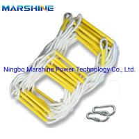 China Outdoor Mulberry Fiber Insulating Heavy Duty Rope Ladder With Steel Hook for sale