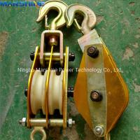 China Conductor Transmission Cable Pulley Block Line With Stainless Steel Hoisting for sale