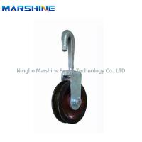 China Angle Steel Aluminum Cable Pulley for sale
