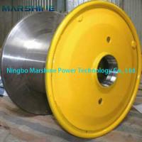 China DIN Double Flange Pressed Steel Reel Cable Drums for sale
