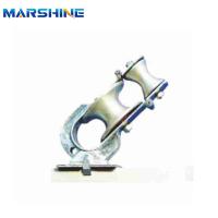 China Galvanised Crossarm Mounted Skyward Three Purpose Aluminum Sheave Cable Pulley Stringing Block for sale